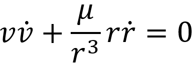 Specific Energy of an Orbit - Simpson Aerospace