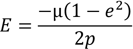 Specific Energy of an Orbit - Simpson Aerospace