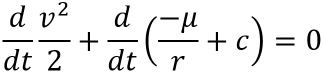 Specific Energy of an Orbit - Simpson Aerospace